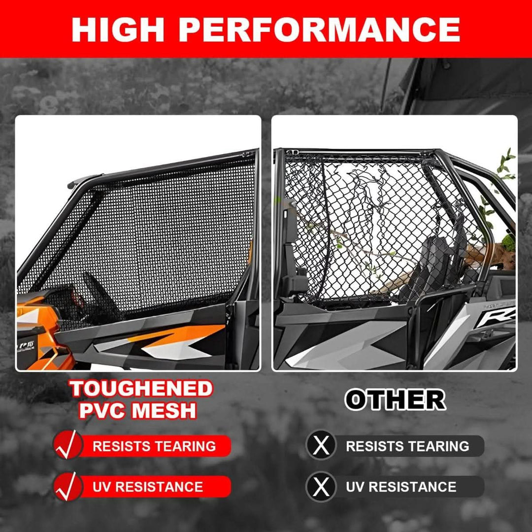 Polaris RZR XP 4-Seat Window Mesh Net Set – StarknightMT