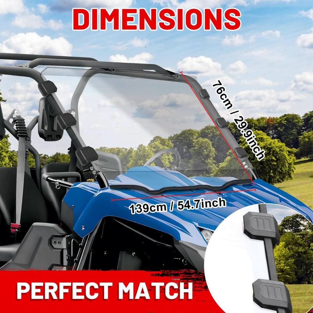 Yamaha Viking Front Windshield – StarknightMT