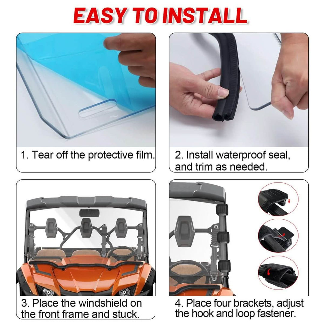 Yamaha Viking Front Windshield – StarknightMT