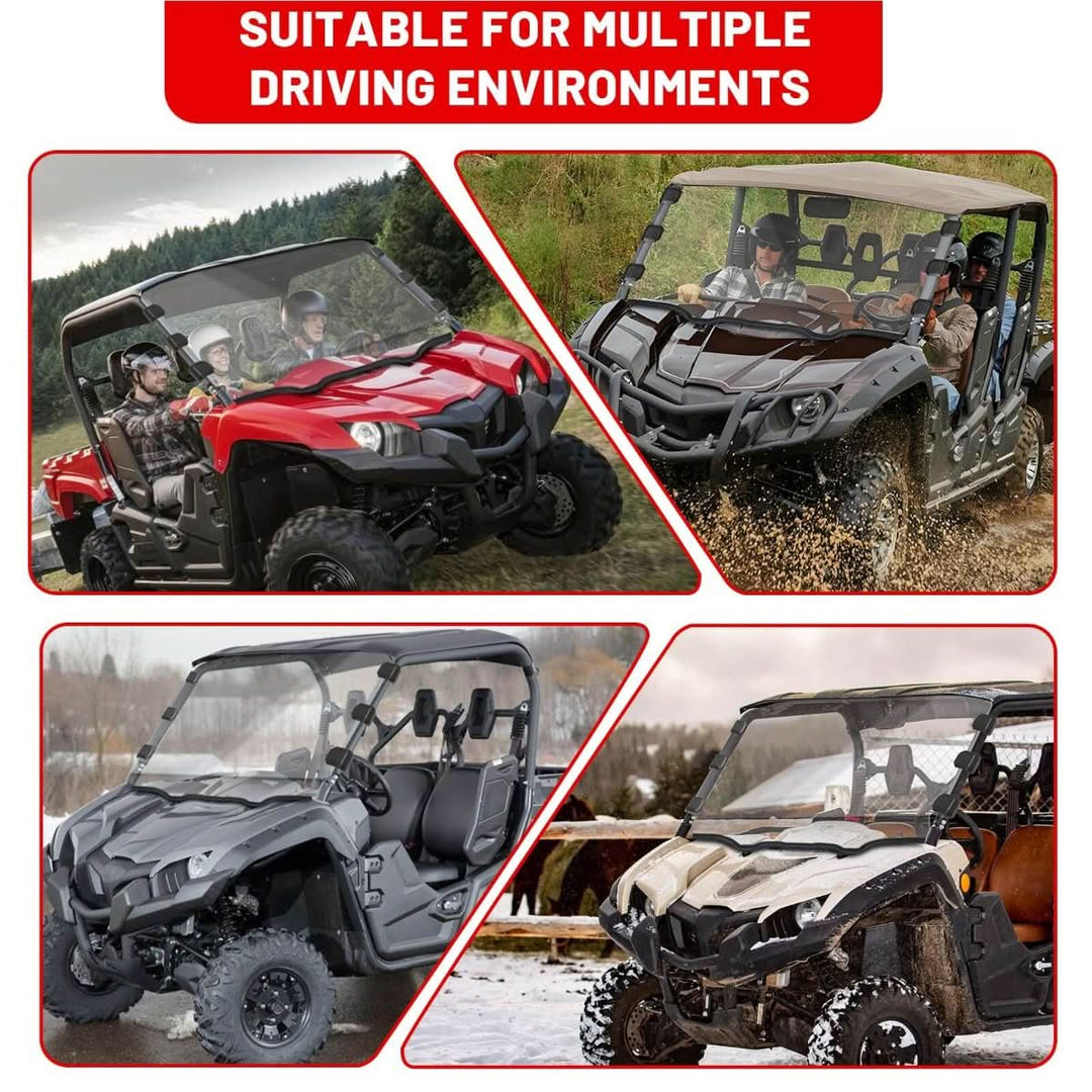 Yamaha Viking EPS/VI EPS Scratch Resistant Front Windshield – StarknightMT