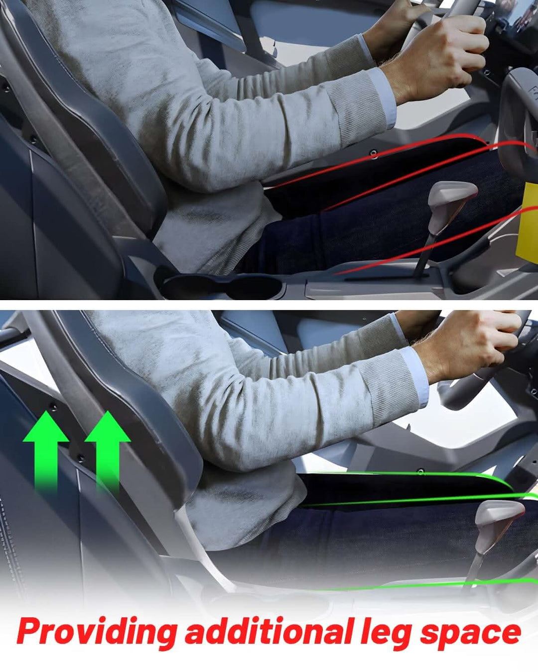 2" RZR Pro XP Seat Risers (8PCS Black) – StarknightMT