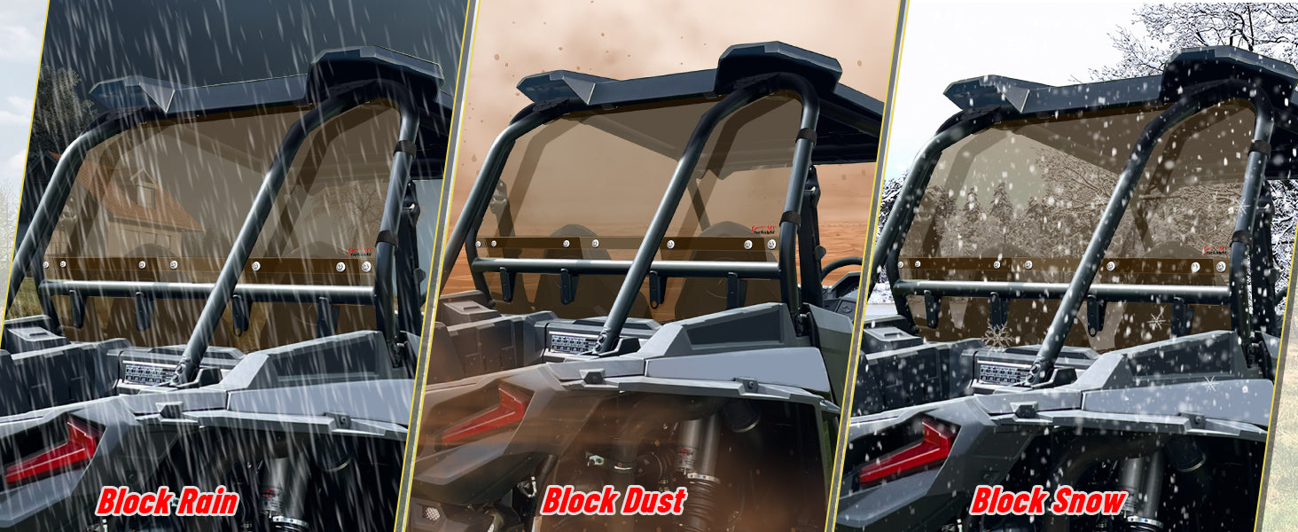 Polaris RZR XP 1000/4 1000/Turbo Tinted Rear Windshield – StarknightMT