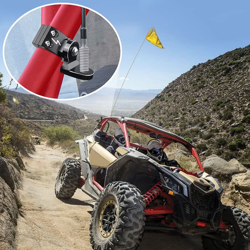 UTV Flag/Whip Light Mount | Fits 1.75" - 2" Roll Bars – StarknightMT